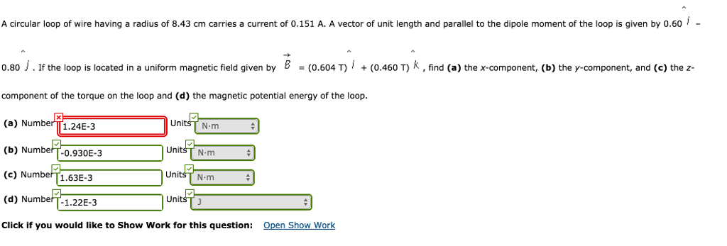 Solved A circular loop of wire having a radius of 8.43 cm | Chegg.com