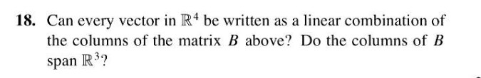 Solved Is u in the subset of R 3 spanned by the columns of | Chegg.com