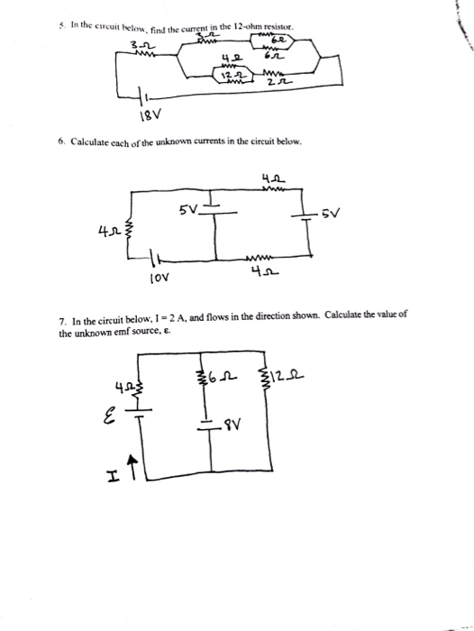 Solved In the circuit below, find the current in the 12-ohm | Chegg.com