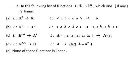 Solved Linear Algebra Question Can anyone explain the | Chegg.com