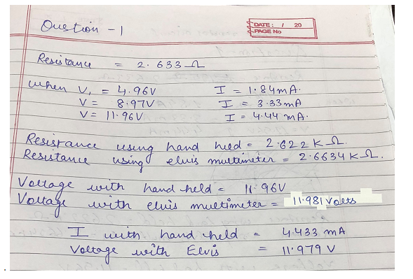 Solved ) Build a simple circuit on the ELVIS prototyping | Chegg.com