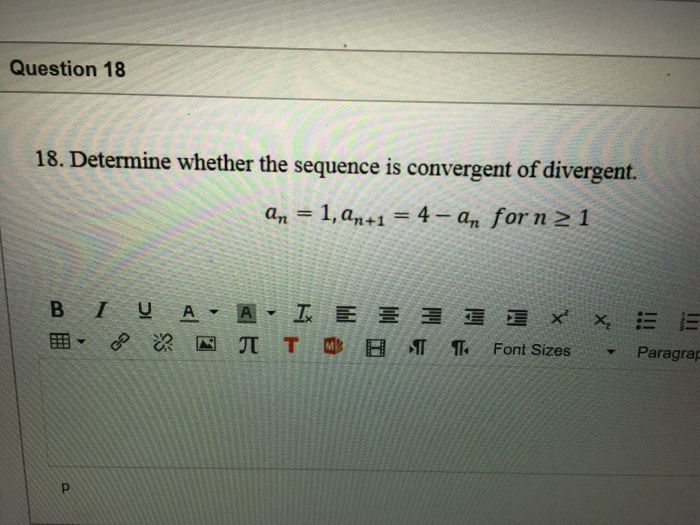 Solved Determine whether the sequence is convergent of | Chegg.com