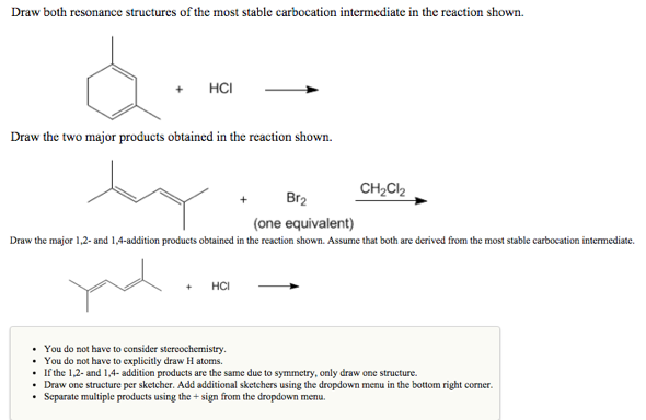 Solved Draw both resonance structures of the most stable | Chegg.com