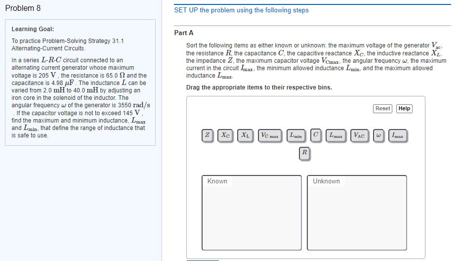Solved Problem8 SET UP the problem using the following steps | Chegg.com