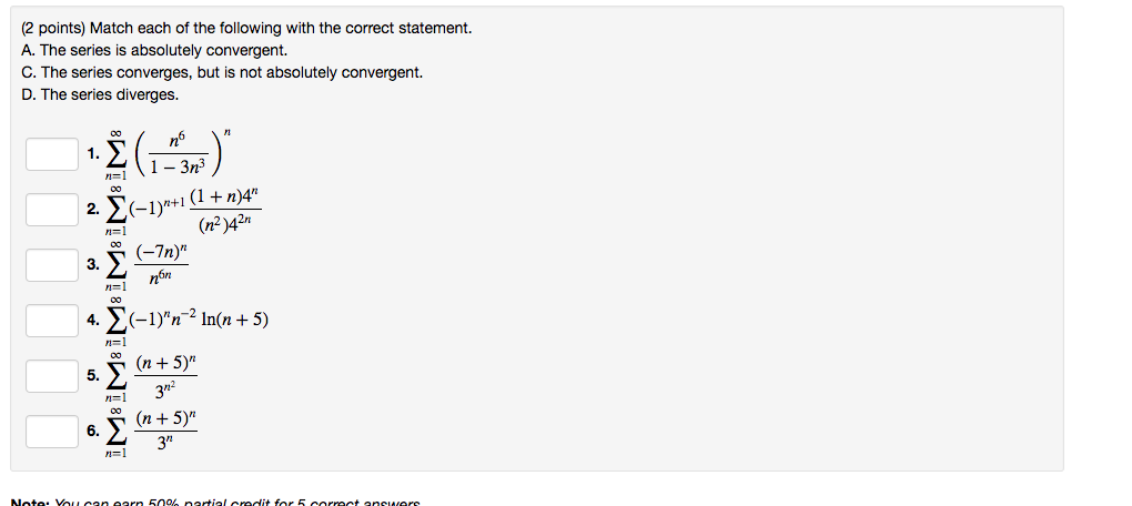 Solved Match each of the following with the correct | Chegg.com