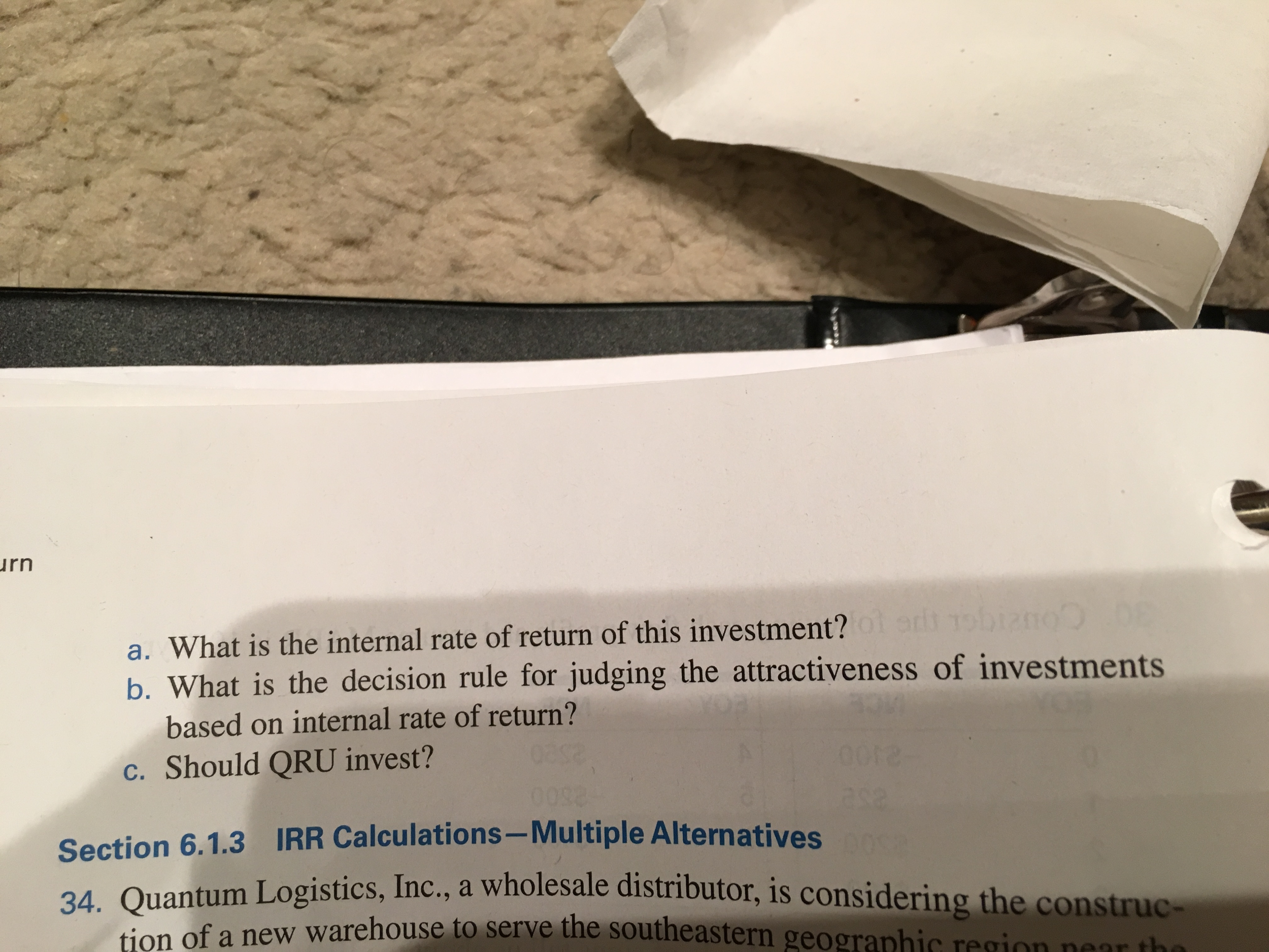 Solved use incremental IRR analysis for questions 39 and 49 | Chegg.com