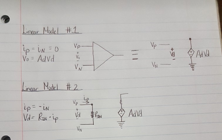 Solved Step 1) Find the equivalent Linear Model #1 and | Chegg.com