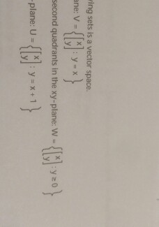 Solved Determine which of the following sets is a vector | Chegg.com