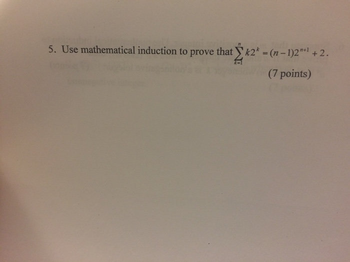 Solved Use mathematical induction to prove that n sigma k=1 | Chegg.com