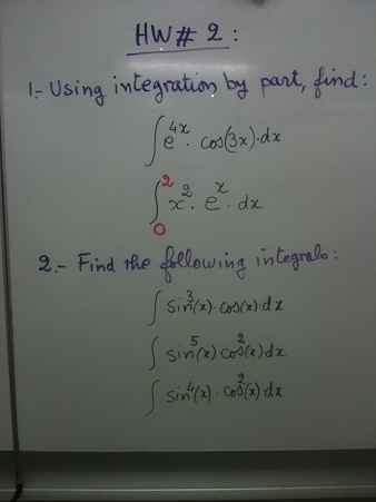 Solved Using integration by part, find: e4x.cos(3x).dx | Chegg.com