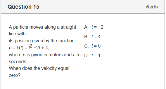 Solved A particle moves along a straight line with its | Chegg.com