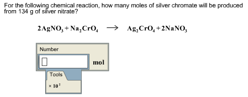 Solved For the following chemical reaction, how many moles | Chegg.com