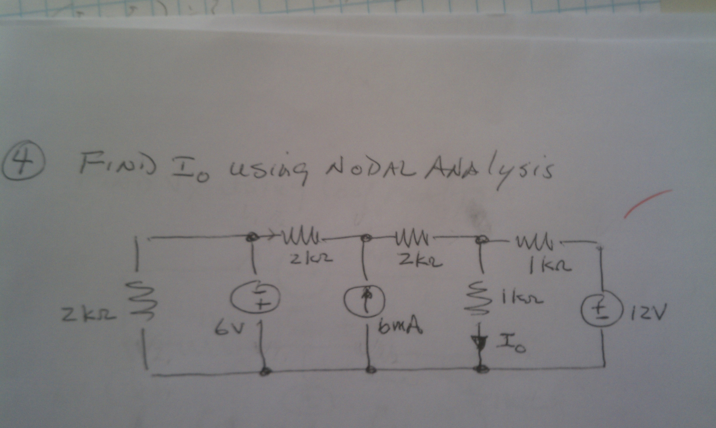 Solved FIND Io using NODAL ANALYSIS | Chegg.com Solved FIND Io using NODAL ANALYSIS | Chegg.com