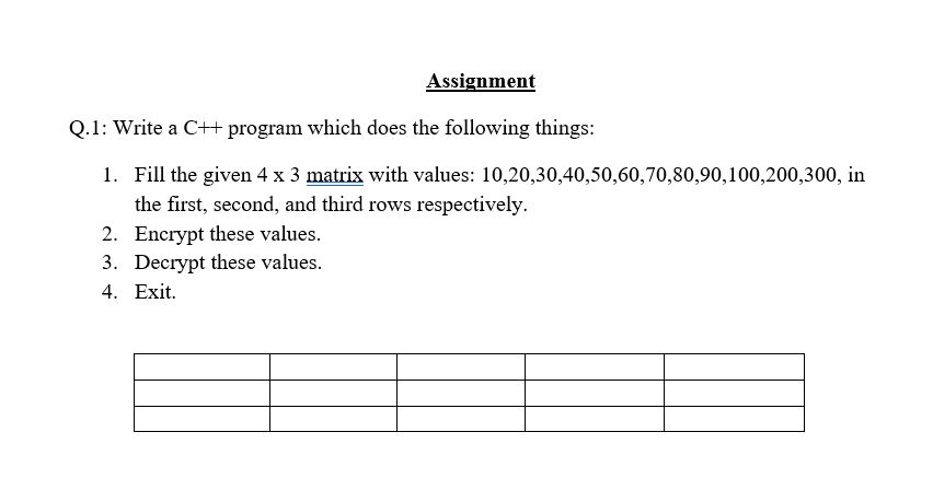 Solved Write a C++ program which does the following things: | Chegg.com