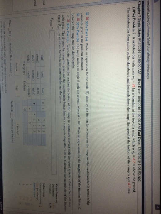 Solved eexpertta.com/Common/TakeTutorialAssignment.aspx | Chegg.com