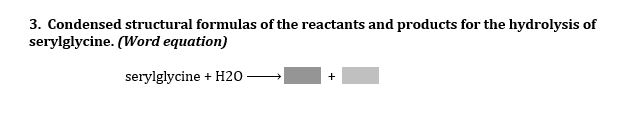 Solved Condensed structural formulas of the reactants and | Chegg.com