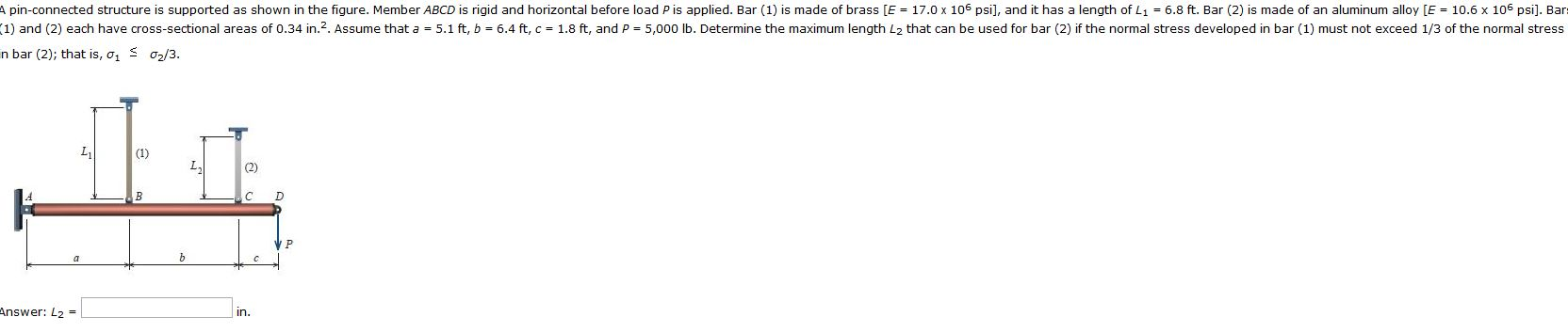 Solved A pin-connected structure is supported as shown in | Chegg.com