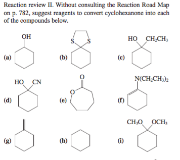 Solved Reaction review II. Without consulting the Reaction | Chegg.com