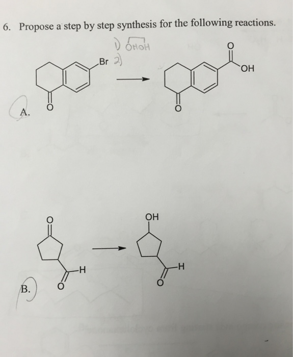 Solved Propose a step by step synthesis for the following | Chegg.com