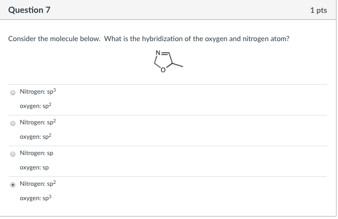 Solved Consider the molecule below. What is the | Chegg.com