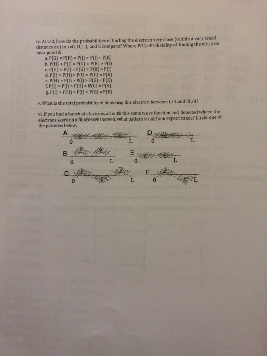 Solved 3 An Electron Wave Function Wave Function Between 0