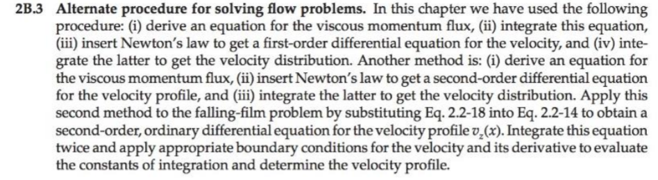Solved Alternate procedure for solving flow problems. In | Chegg.com