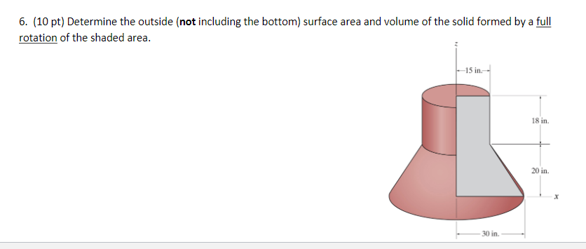 Solved 6. (10 pt) Determine the outside (not including the | Chegg.com Solved 6. (10 pt) Determine the outside (not including the | Chegg.com