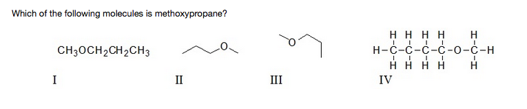 Solved Which of the following molecules is methyl propane? | Chegg.com