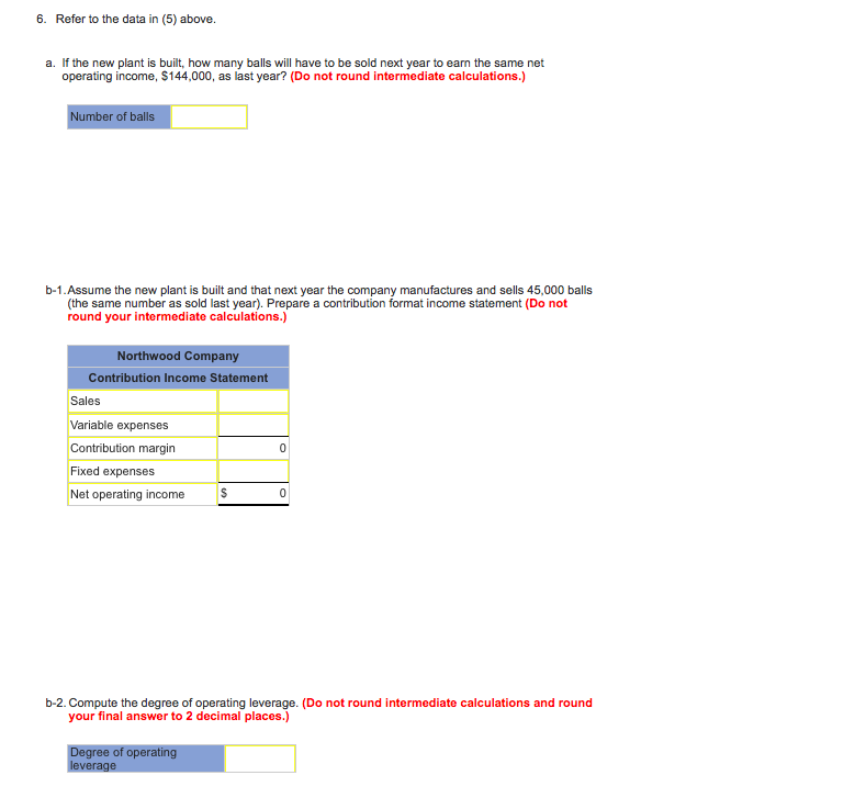 Solved 2. value: points 10.00 Problem 5-20 Various CVP | Chegg.com