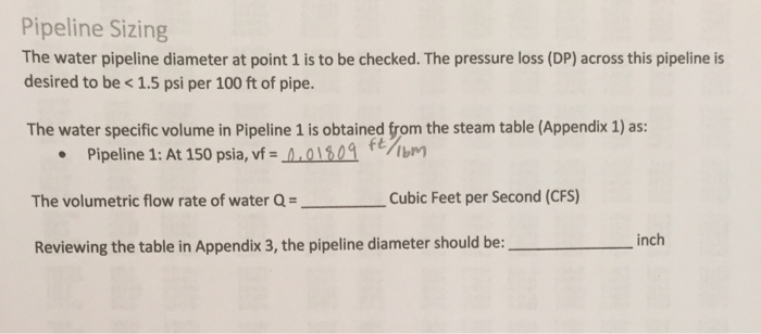 Solved Need help determine Q, volumetric flow rate of water, | Chegg.com