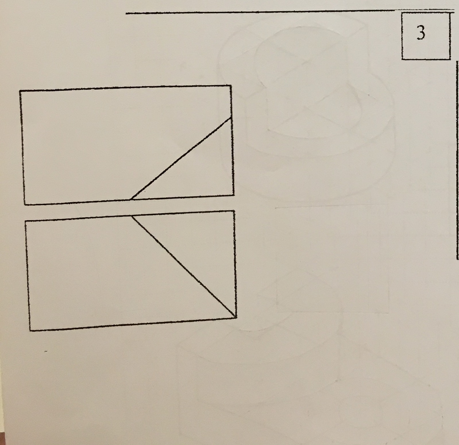 Solved FREE HAND SKETCH THE ISOMETRIC AND THE MISSING VIEWS | Chegg.com