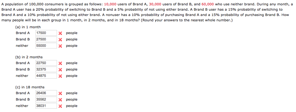 Solved A population of 100,000 consumers is grouped as | Chegg.com