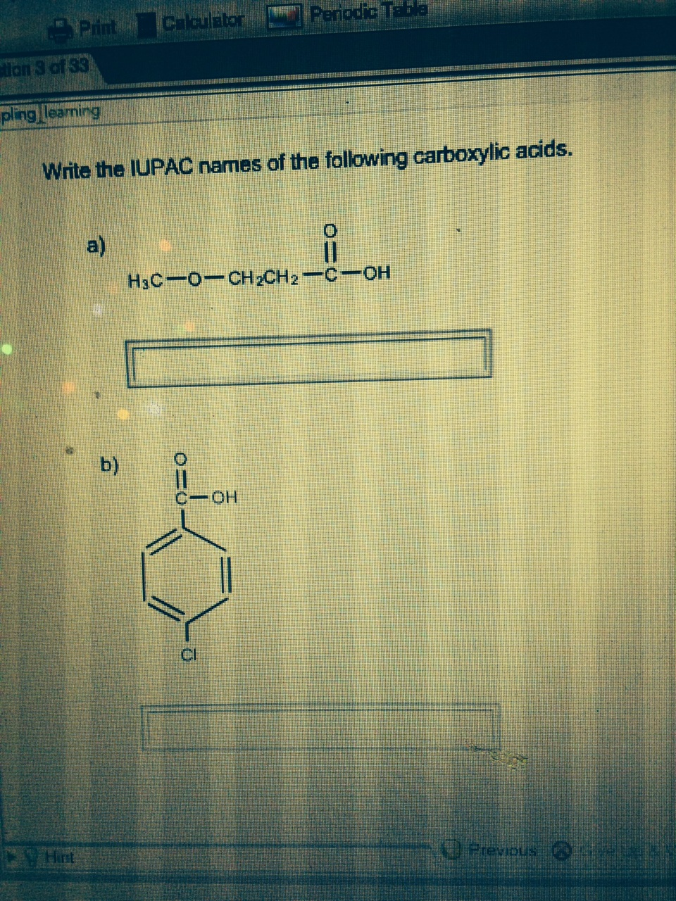 Solved Write the IUPAC names of the following carboxylic | Chegg.com