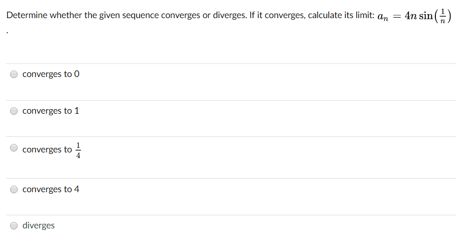 Solved Determine whether the given sequence converges or | Chegg.com