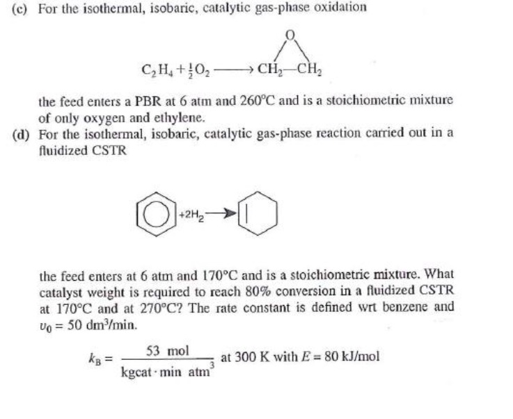 Solved 1) Set up a stoichiometric table for each of the | Chegg.com