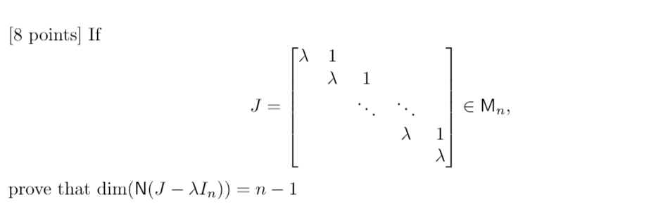 Solved If J = [lambda 1 lambda 1 lambda 1 lambda] | Chegg.com