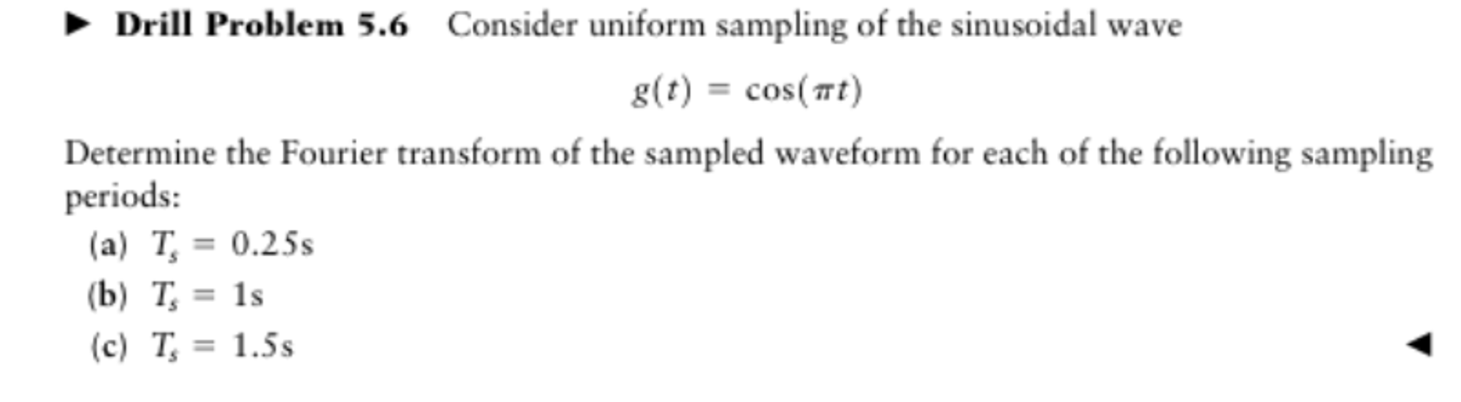 Solved Consider uniform sampling of the sinusoidal wave | Chegg.com