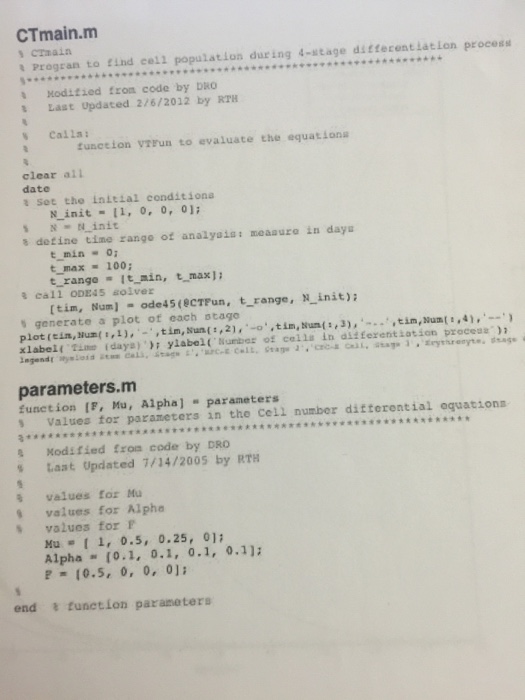 Modify Similar To This Code Please Using Matlab 