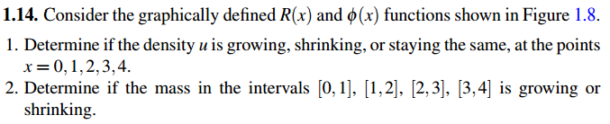 Solved 1.14. Consider the graphically defined R x) and p(x) | Chegg.com