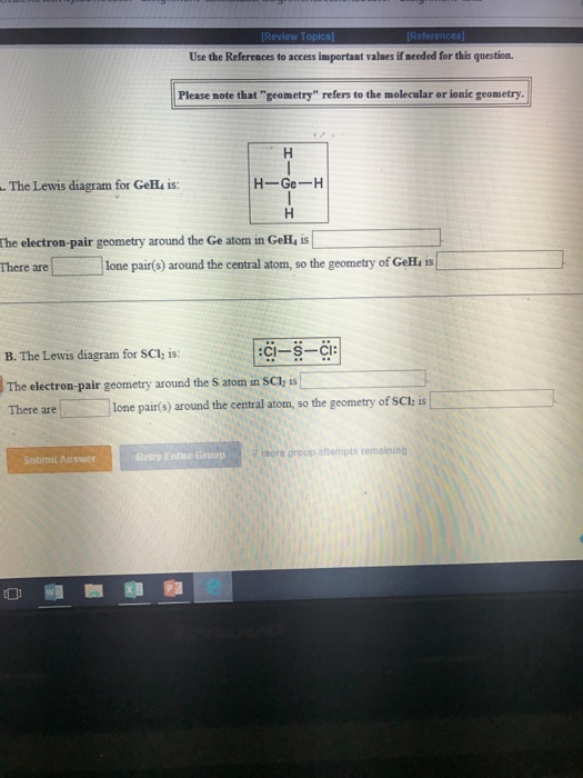 Solved The Lewis diagram for GeH_4 is: electron-pair | Chegg.com