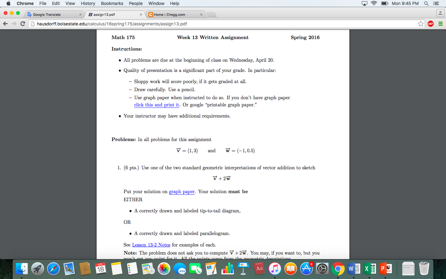 Solved 《 Chrome File Edit View History Bookmarks People | Chegg.com