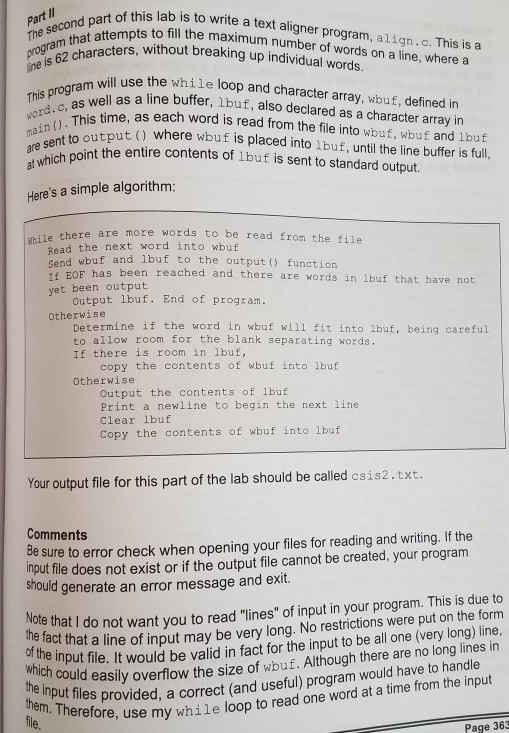 Solved The first part of this lab is to write a program, | Chegg.com