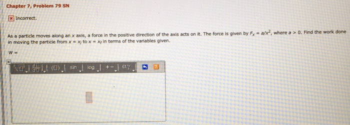 Solved As a particle moves along an x axis, a force In the | Chegg.com