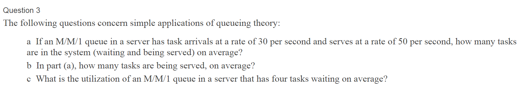 Solved The following questions concern simple applications | Chegg.com