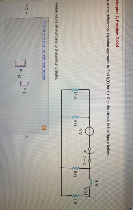 Solved Chapter 7, Problem 7.014 Use the differential | Chegg.com