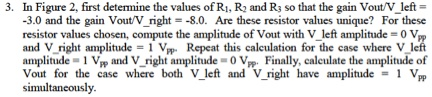 Solved In Figure 2, first determine the values of R1, R2 and | Chegg.com