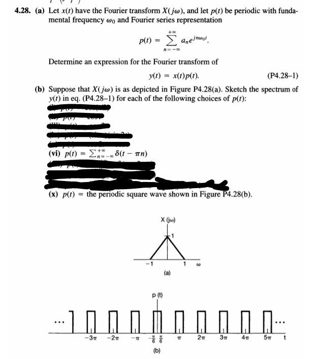 Solved Let x(t) have the Fourier transform X(j omega), and | Chegg.com