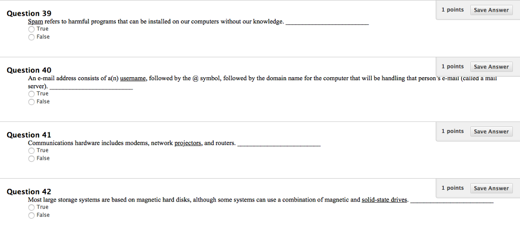 Solved 1 points Save Answer Question 5 refers to using a | Chegg.com