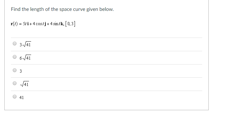 Solved Find the length of the space curve given below. r(t) | Chegg.com