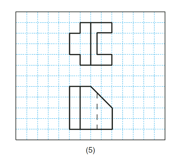 Solved Auxiliary view 3 - Problem 6.1, figure 6.17 page 355 | Chegg.com
